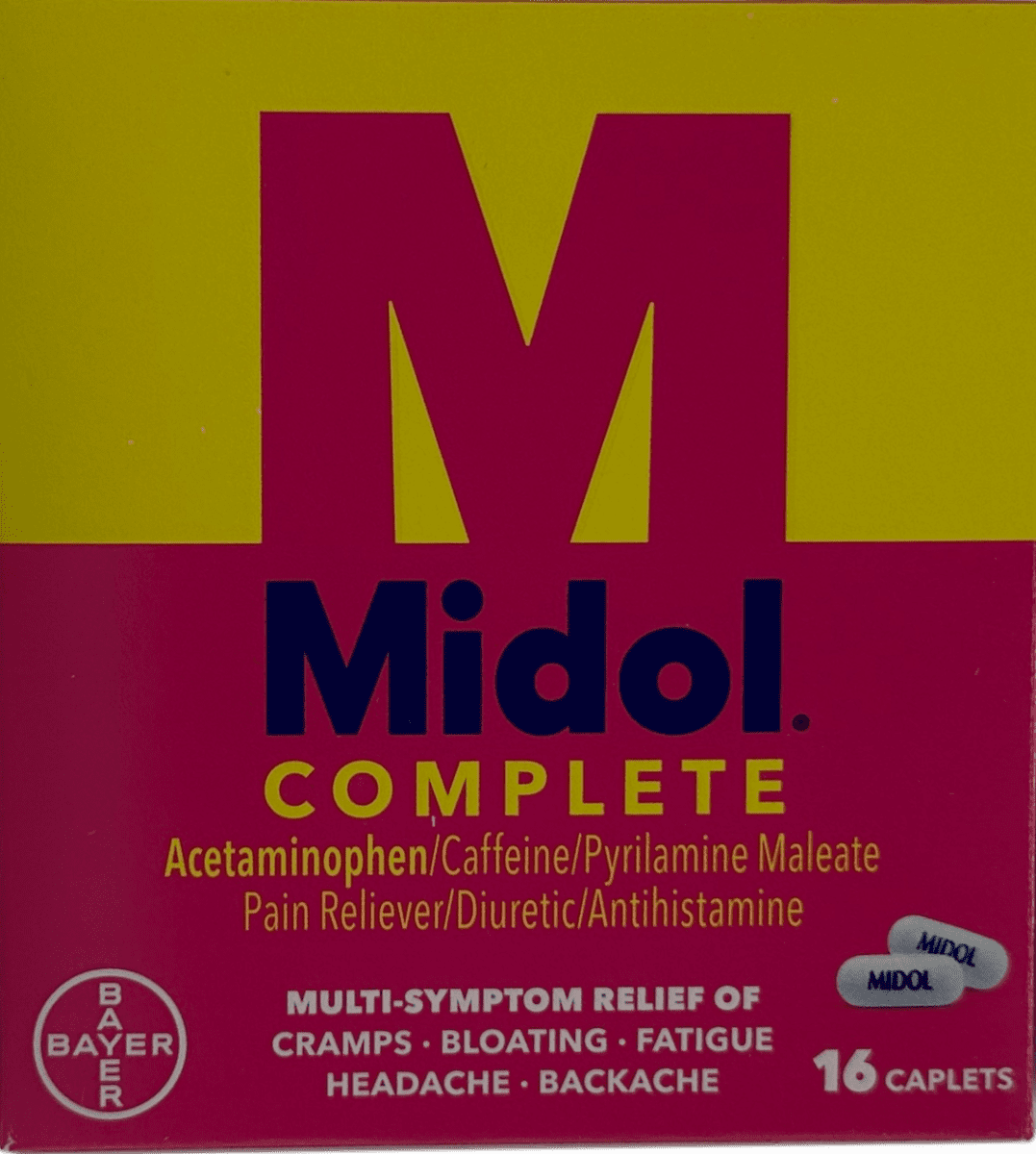Bayer Midol Complete - 16 Caplets