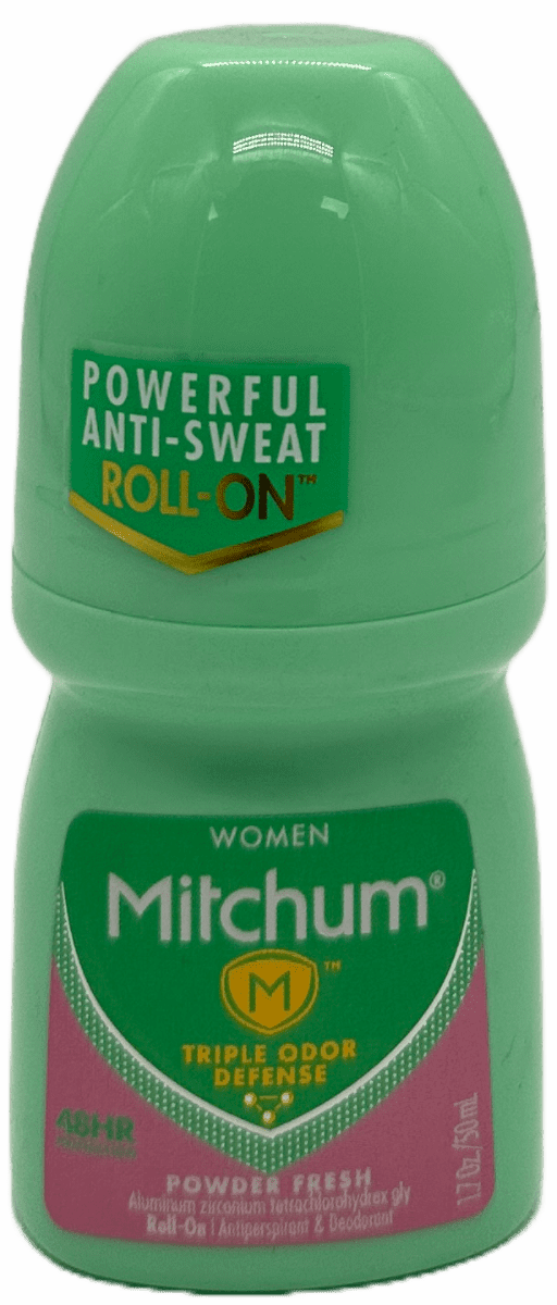 Mitchum Women Roll-On Antiperspirant Deodorant - Powder Fresh - 1.7 OZ ...